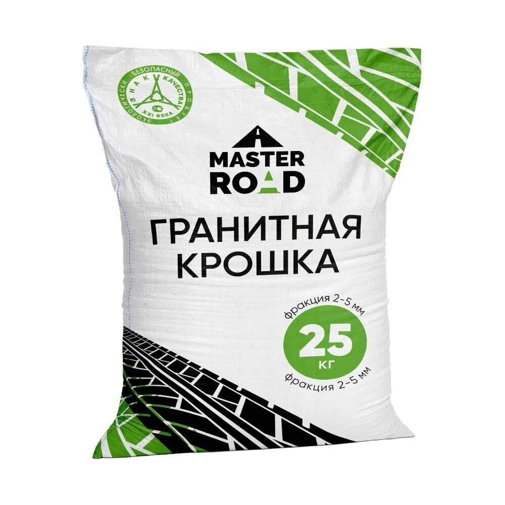 Гранитная крошка Мастер Роуд, мешок 25 кг противогололедный реагент гранит-крошка-25кг