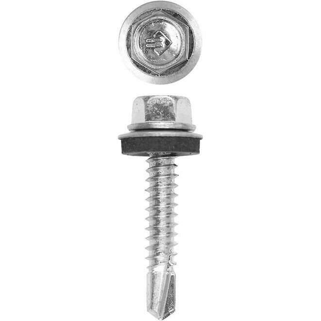 Саморезы кровельные для металлических конструкций Профессионал СКМ, ЗУБР 32 х 6.3 мм, 1200 шт.