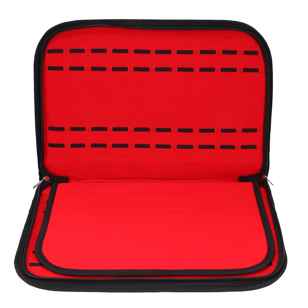 20 слот PU Lint Watch Box Organizer Организатор сбора молнии
