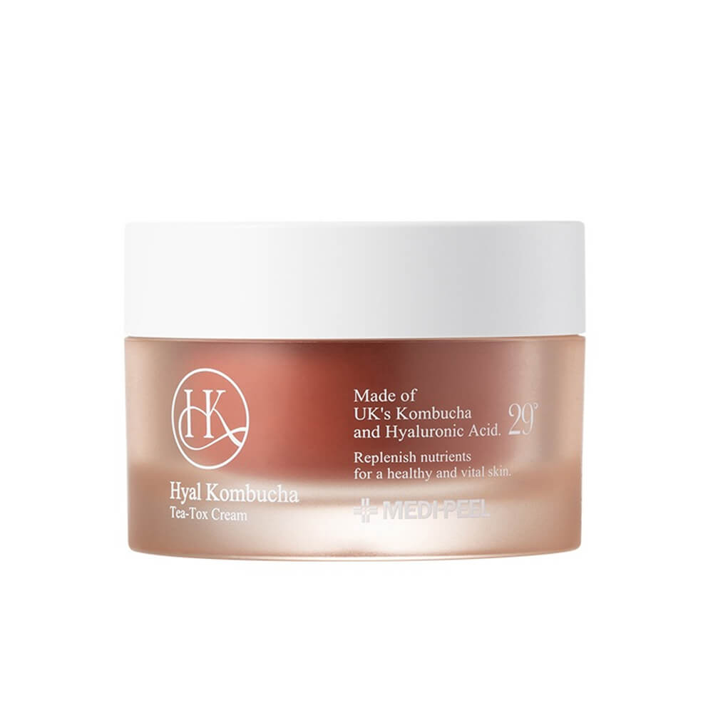 Увлажняющий крем с комбучей Medi-Peel Hyal Kombucha Tea-Tox Cream, 50 мл