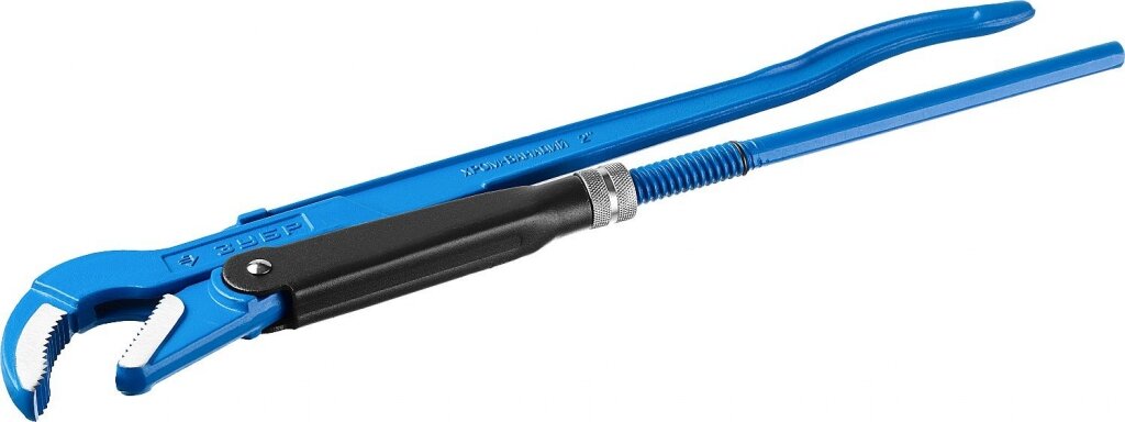 ЗУБР Тип "Т", №2, ключ трубный, изогнутые губки 27337-3_z01