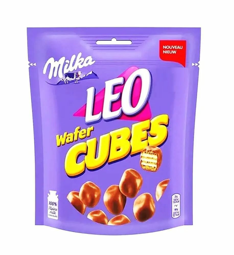 Вафли Milka Leo Сubes/Милка Лео Вафер кубс 150 г