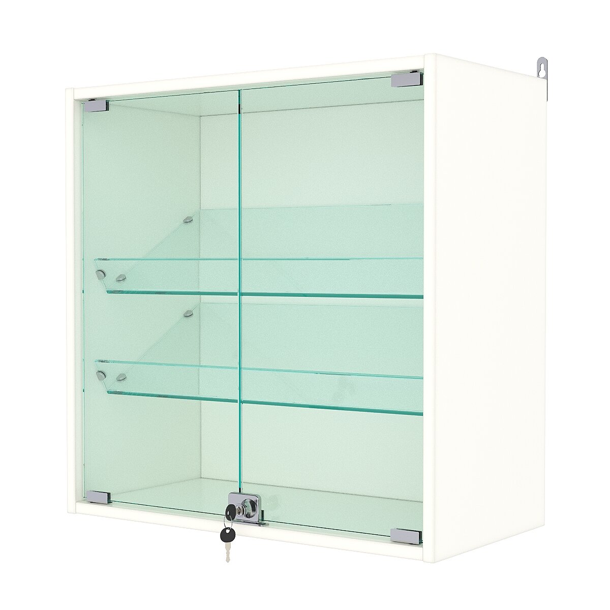 Витрина настенная №1-1АКГ, Белый. Производитель товара - компания Westcom.