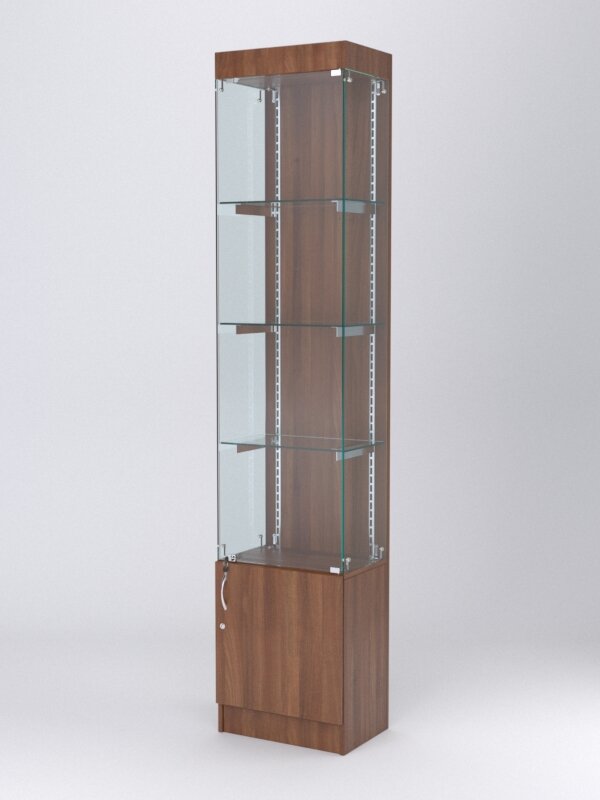 Витрина "астерия" №22 (с дверкой, задняя стенка - ДСП), Орех. Производитель товара - компания Westcom.