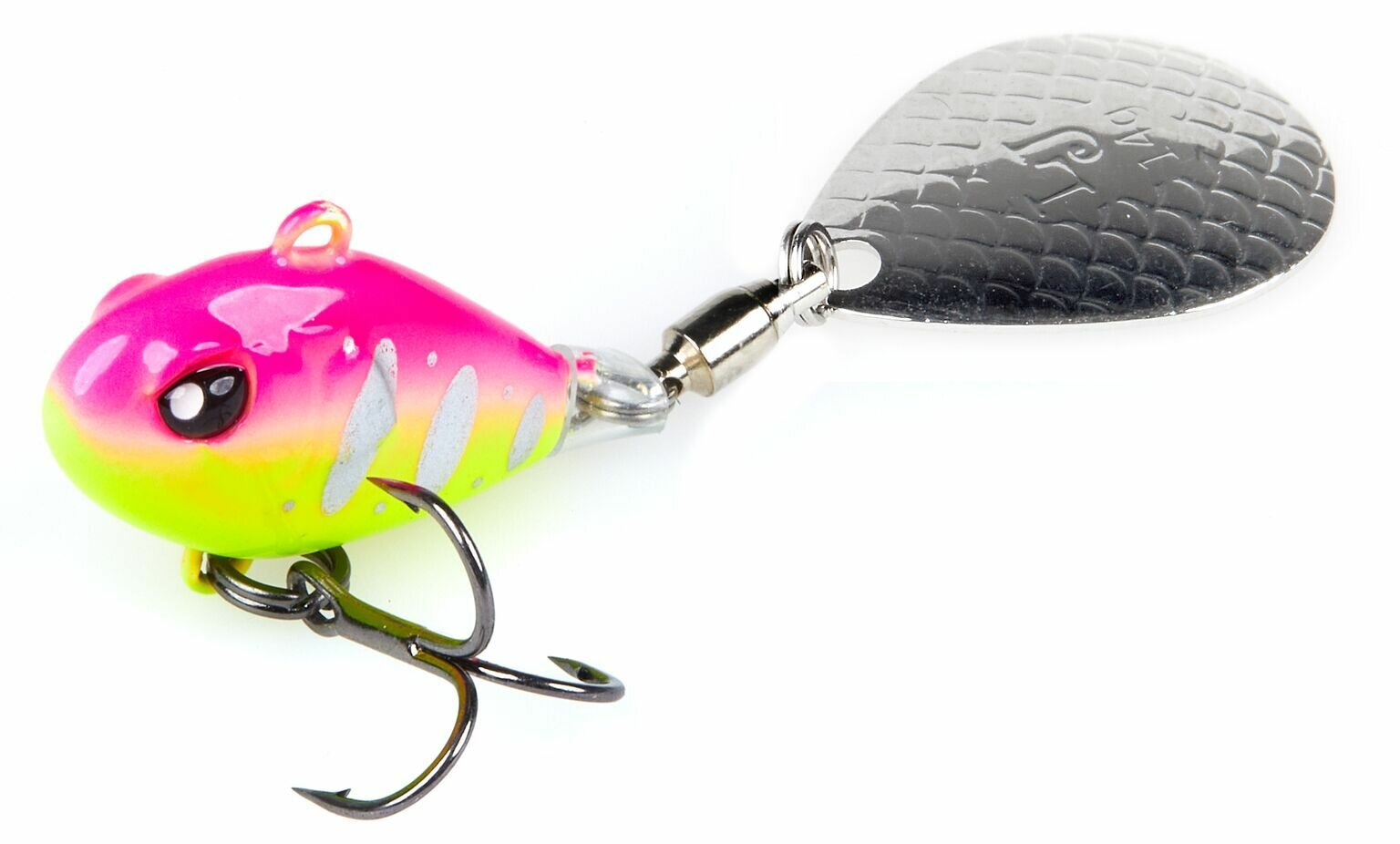 Блесна на окуня тейл-спиннер Lucky John BASARA TAIL SPIN 08.0г 010 в блистере набор приманок на форель голавля в небольших речках и озёрах , снасти рыболовные для зимней и летней рыбалки