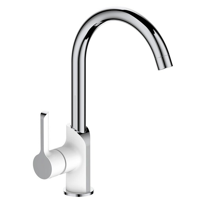 Смеситель для кухни Osgard Ionic White (92073) хром/белый