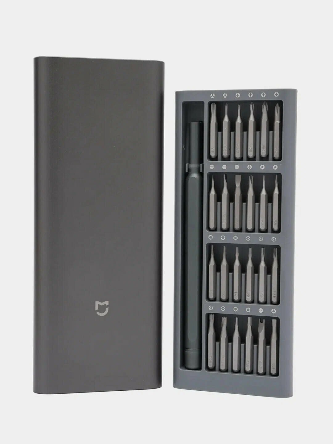Набор отверток Xiaomi Mijia 24 насадки, в футляре, мокрый асфальт