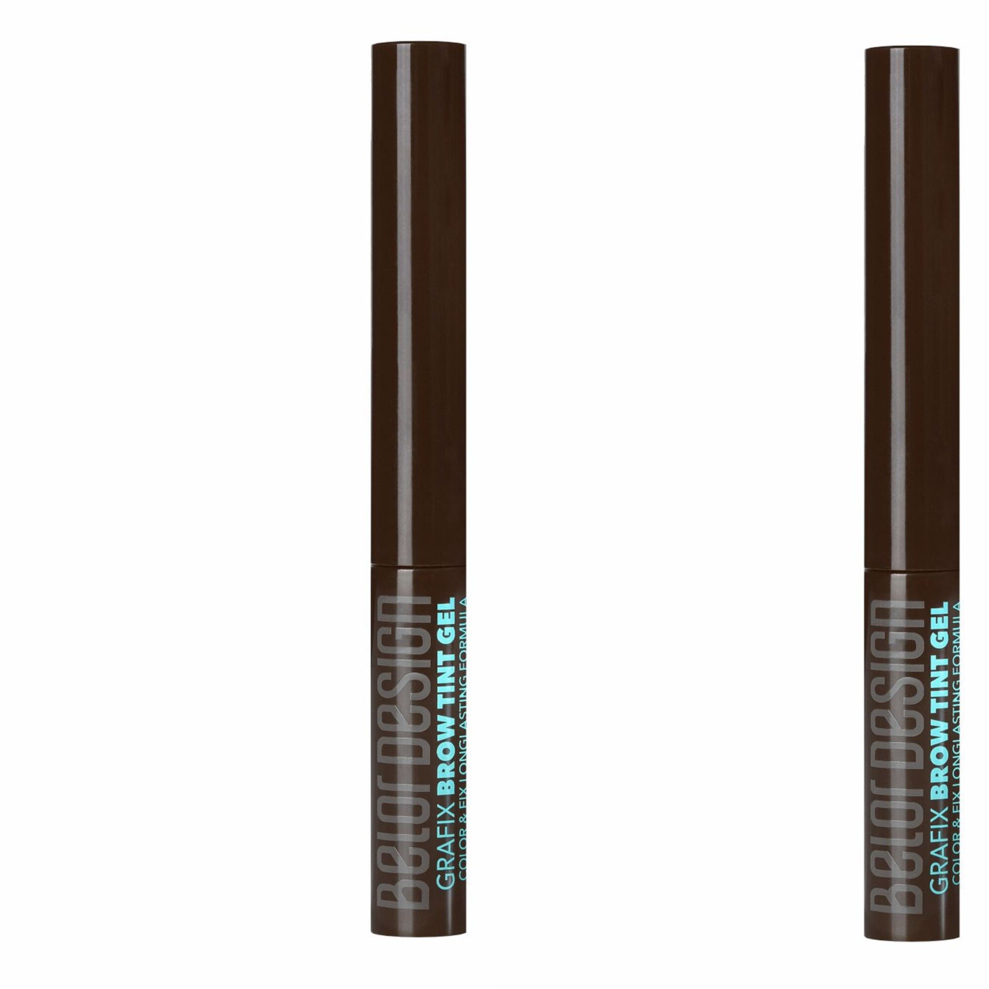 Гель для бровей BelorDesign, гель-тинт, Grafix, тон 03 Dark, фиксация, 4 г, 2 шт