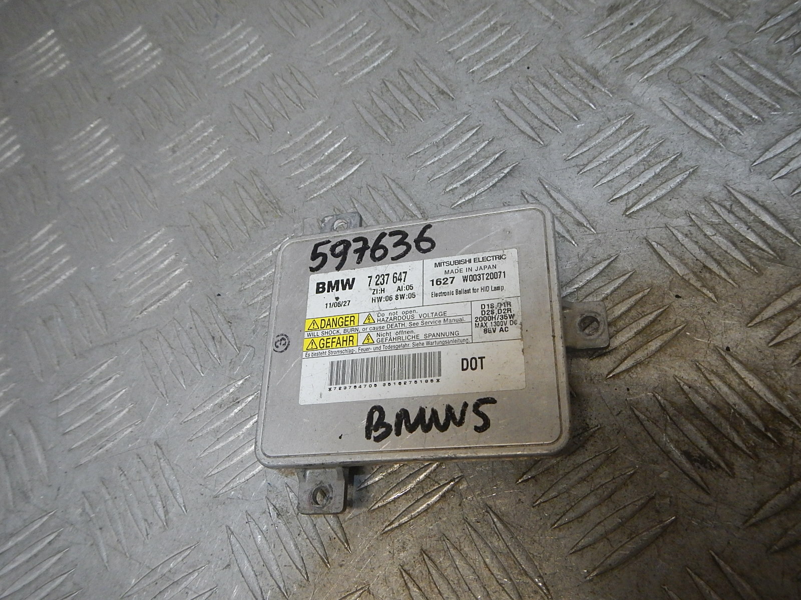 Б/У Блок управления светом, BMW (БМВ)-5 (F10, F11) (09-16) BMW 5 (F10, F11) (09-16) Без видимых повреждений. 597636 BMW ...