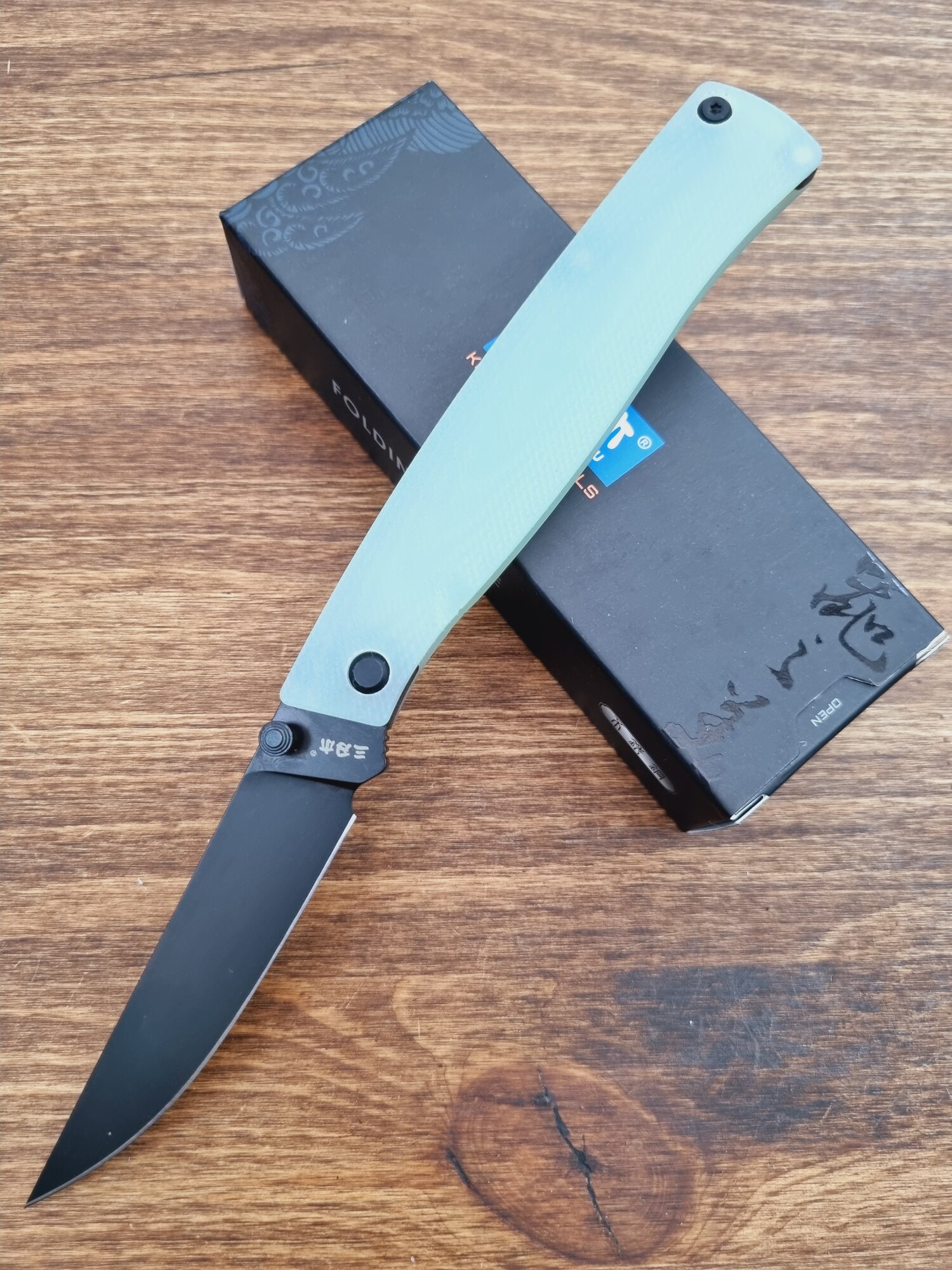 Складной нож Sanrenmu 311L-GC, сталь 12С27, рукоять G10, 70 г