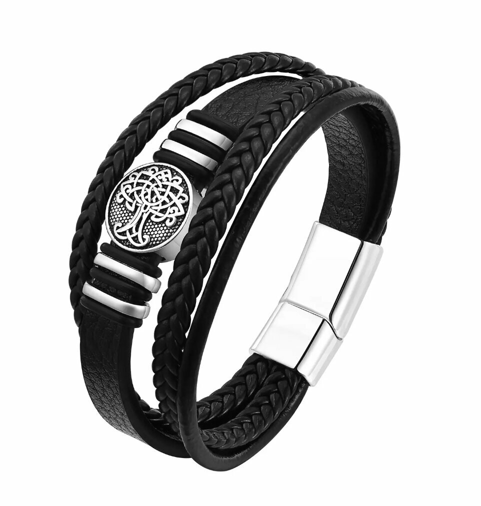 Плетеный браслет, металл