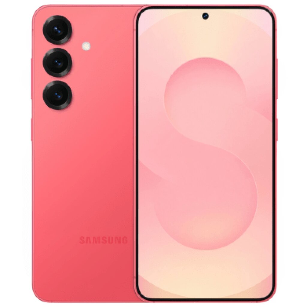 Смартфон Samsung Galaxy S25 5G 12/128Gb, Global, Dual nano SIM+eSIM, CoralRed (Коралловый)