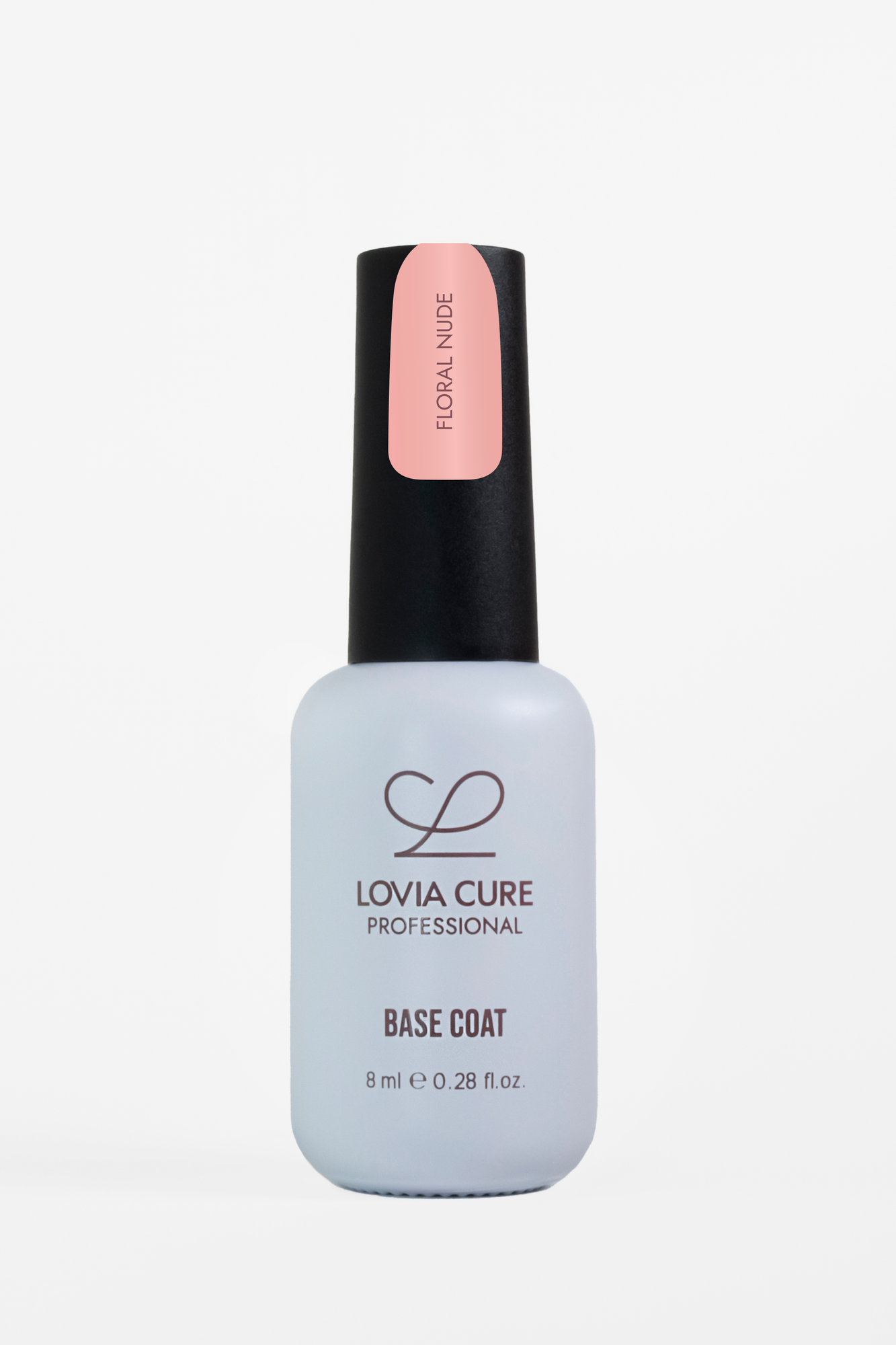 База Файбер розовый нюд UV/LED Fiber Base Floral Nude 17 мл, LOVIA CURE