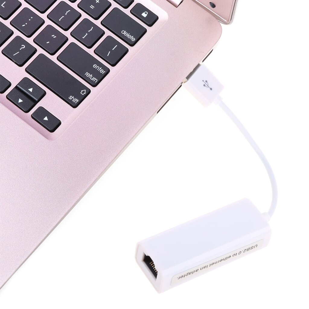 USB-адаптер Ethernet, Черный — фото 1