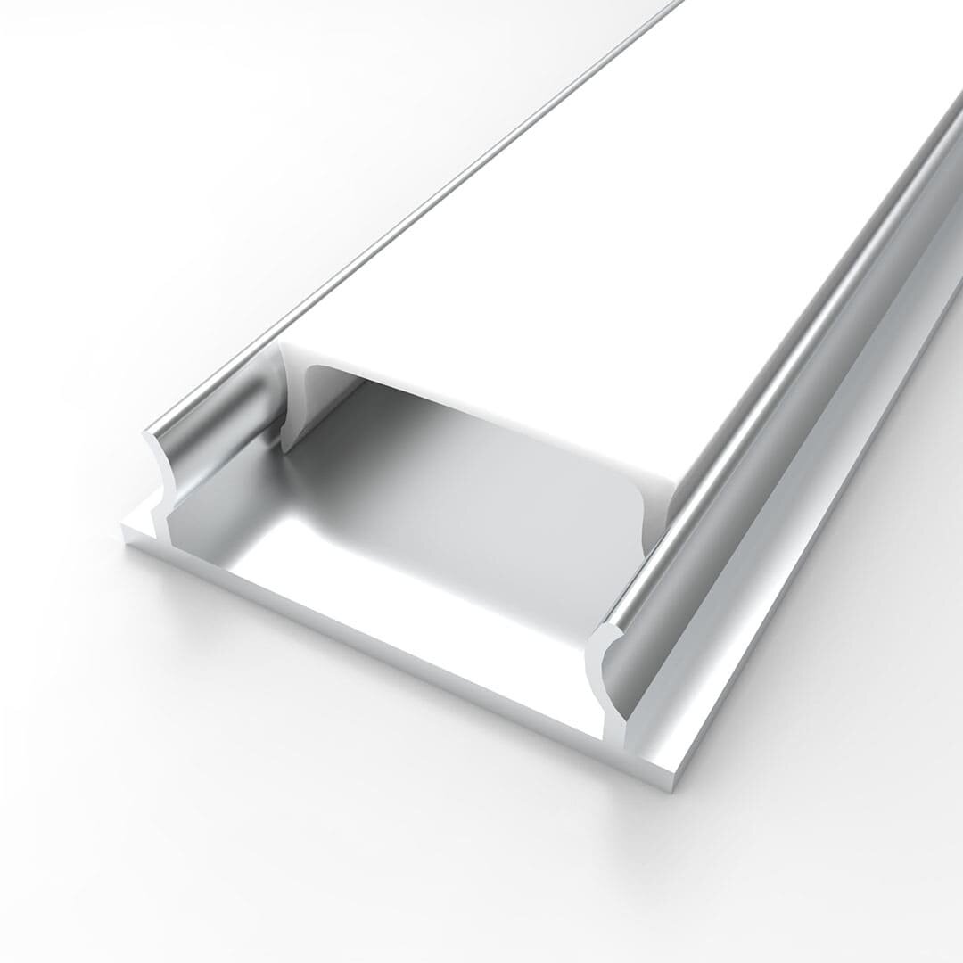 Алюминиевый профиль гибкий 259 (2000x18x6мм с рассеивателем)