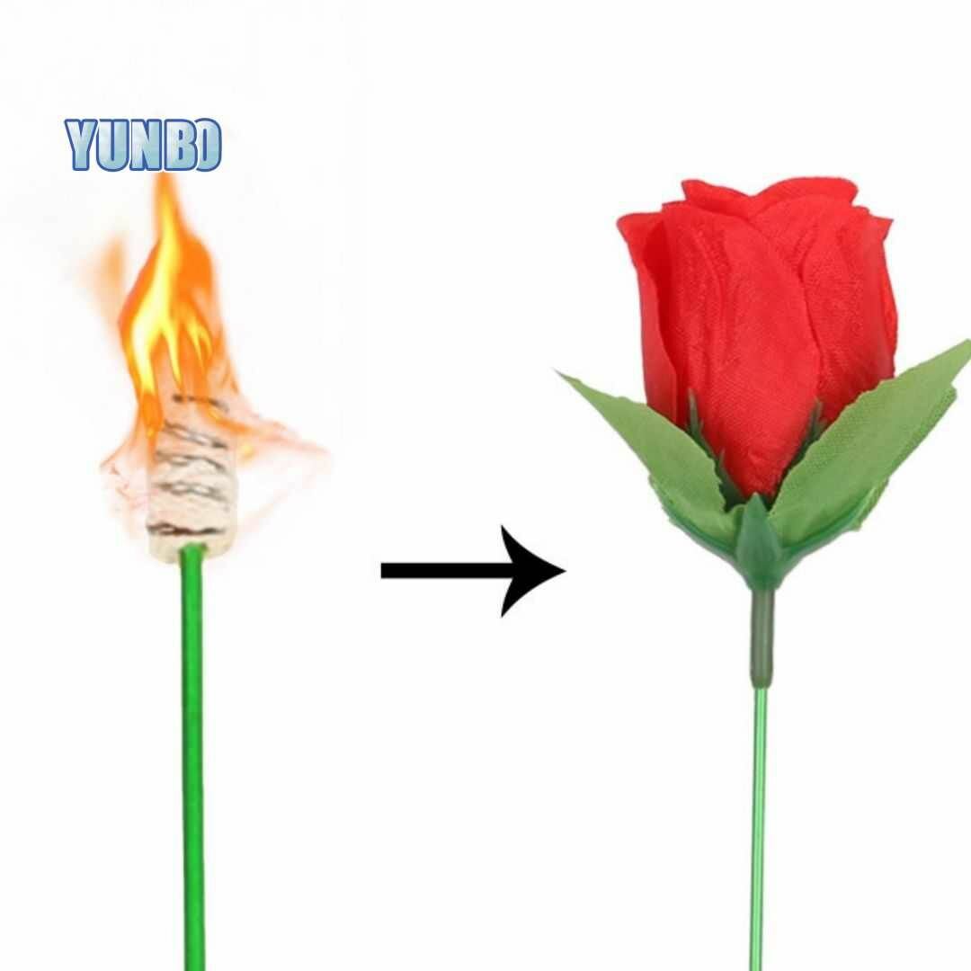 Волшебная искра превращается в розу магическое шоу Волшебный реквизит