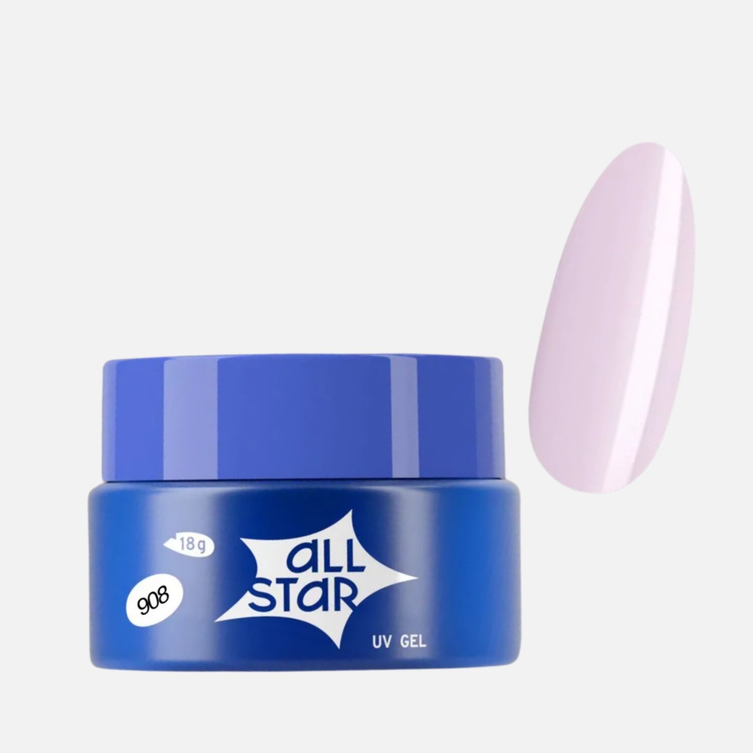Гель моделирующий All Star Milky Lilac 908 18 г