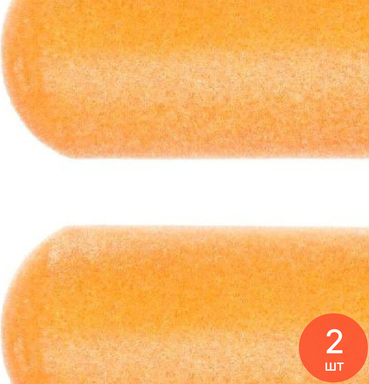 Ролик для валика MIXTON / Микстон мини бюгельный закругленный без ручки из поролона, диаметр 35мм, длина 110мм / строительство и ремонт (комплект из 2 шт)