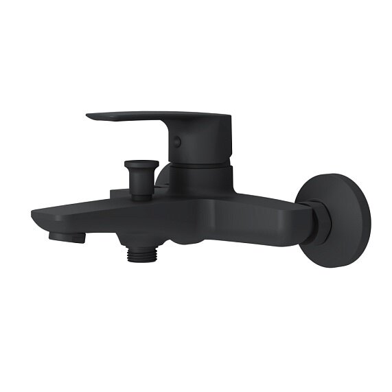 Смеситель для ванны и душа излив 179мм черный F90A10022 GEM АМ. РМ