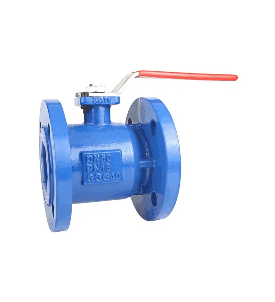 Кран шаровой чугун Ду 150 Ру16 фл полнопроходной под электропривод с рукояткой ISO F10 Тмакс=150 оС Benarmo