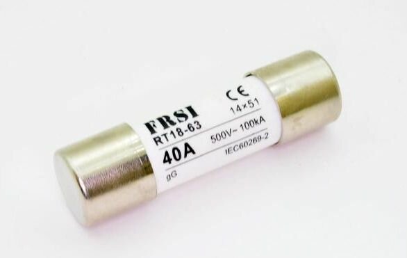 Предохранитель FRZ RT18-63 500V 40A GG gG 40А 500ВAC 14,3x51мм, 1 шт