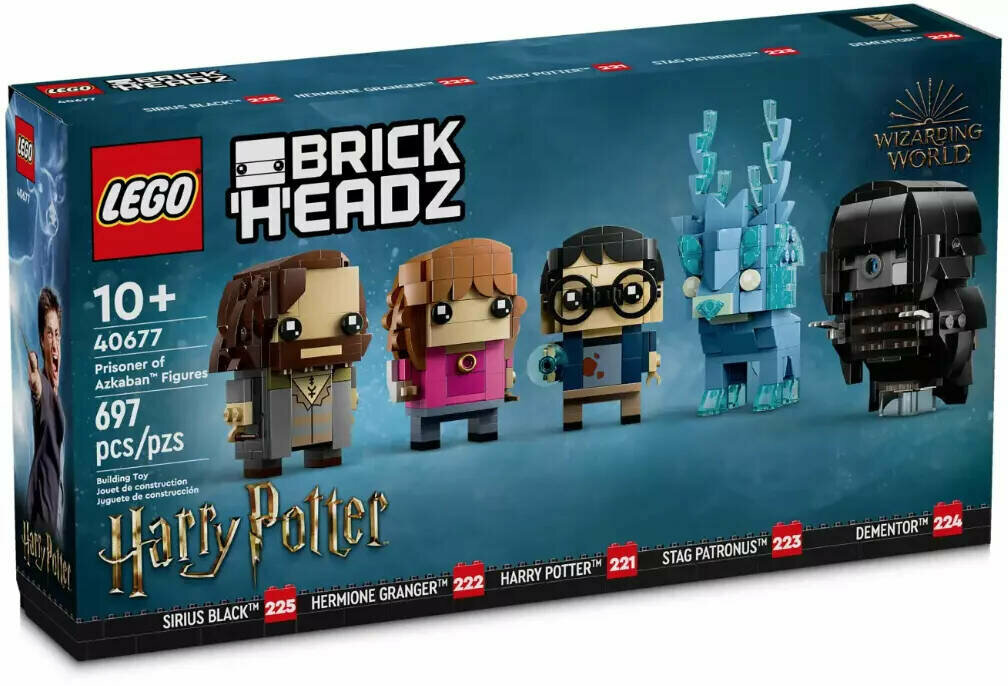 Конструктор LEGO BrickHeadz 40677 Фигурки Узник Азкабана, 697 деталей, от 10 лет, 2024 год