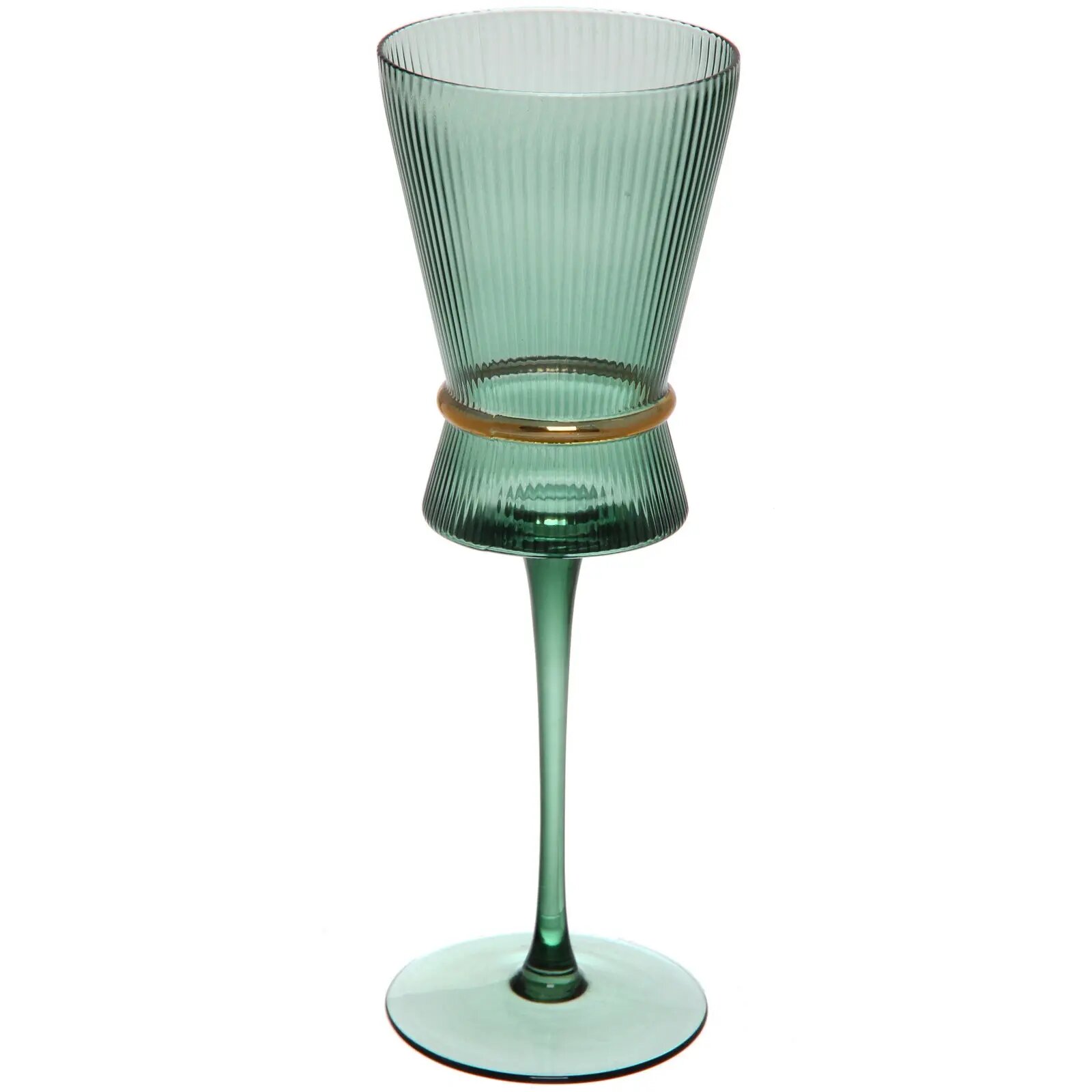 Бокал для вина 350мл «VIVALDI», зеленый, 6 штук, стекло, элегантный дизайн