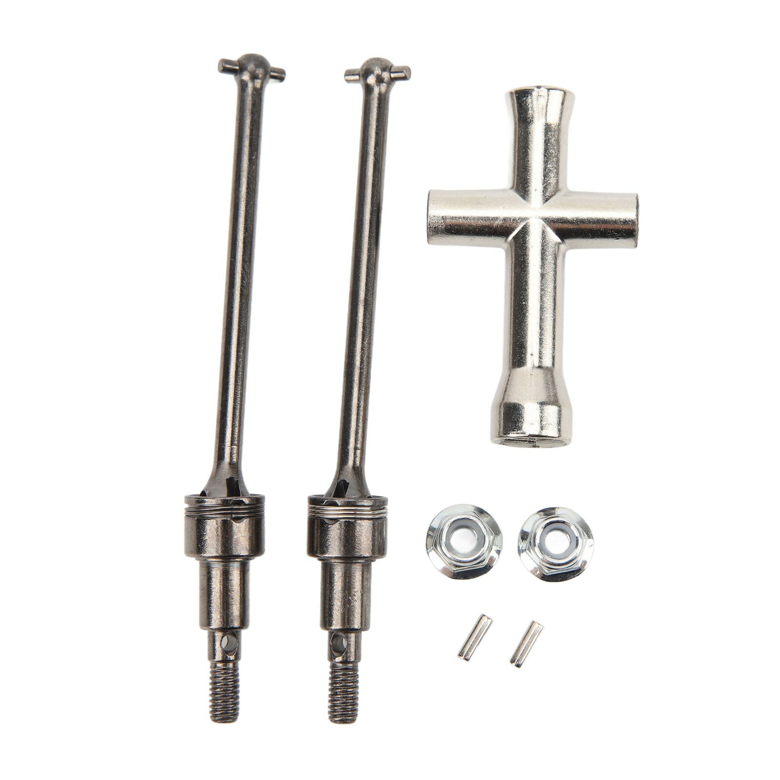 Металлический передний карданный вал (CVD) для радиоуправляемых автомобилей SCY 16101 16102 16103 16201 масштаба 1/16. Детали для модернизации.