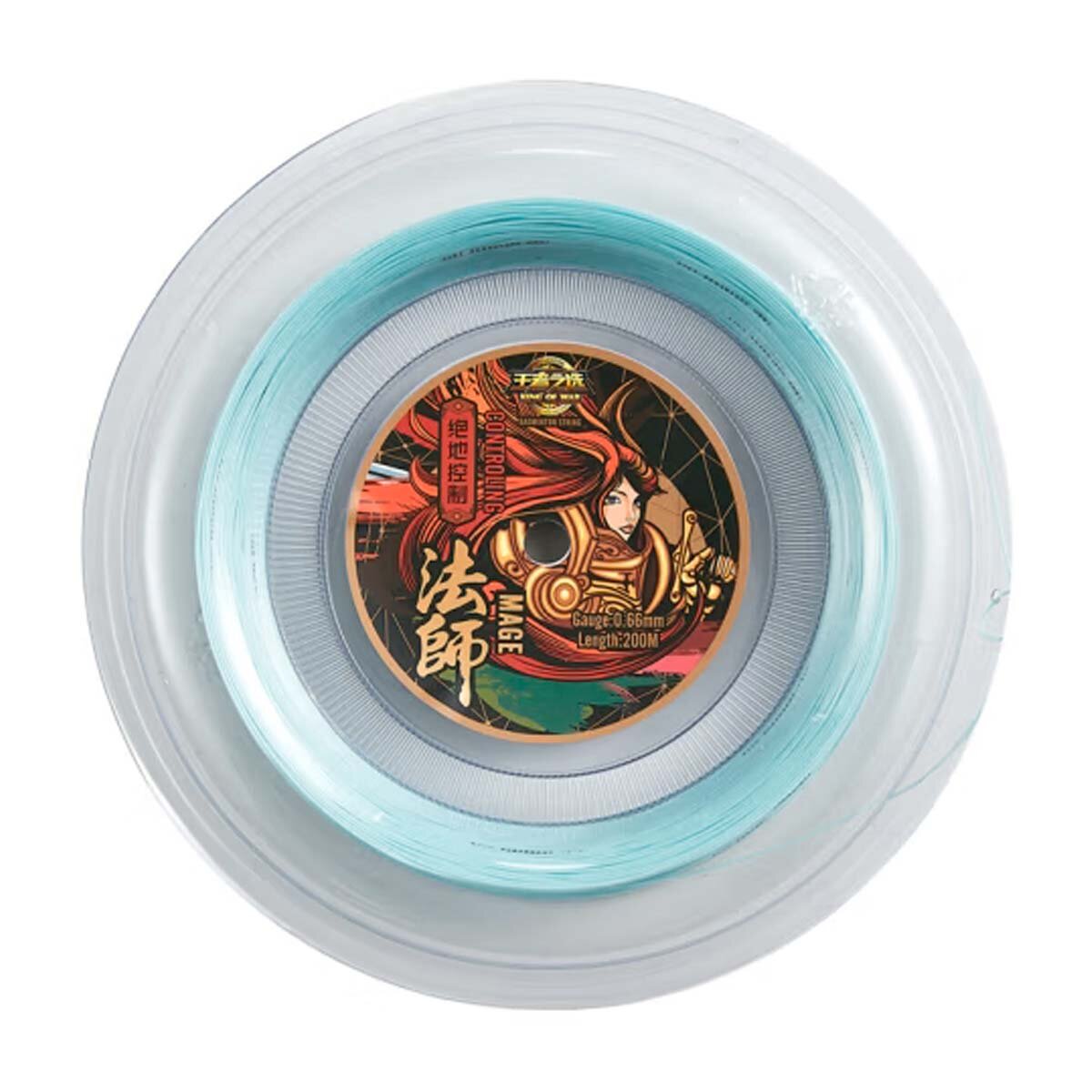 Струна TAAN MAGE, для бадминтона, TIFFANY BLUE, длина 200 м, 1шт