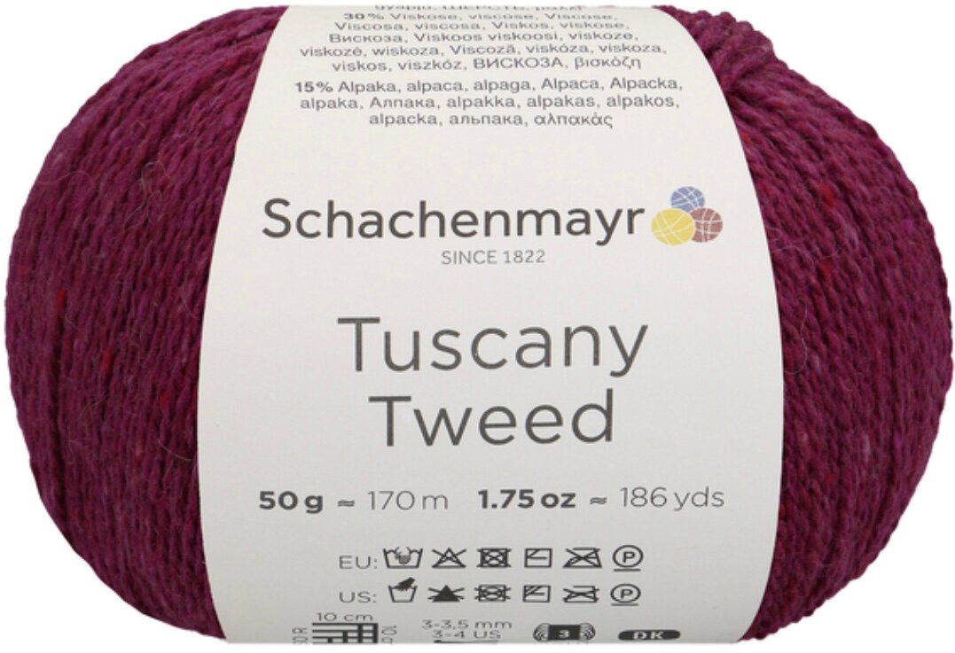 Tuscany Tweed /Таскани Твид/ пряжа Schachenmayr, MEZ, 9807002 (00037, orchidee (орхидея), фиолетовый)