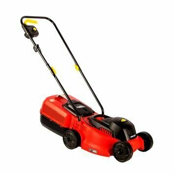 Газонокосилка электрическая DDE LME 3313 (1300 Вт, травосборник 27 л, 6 кг, ширина скашивания 33 см, высота скашивания 20-65 мм) садовая техника, косилка для травы и газона