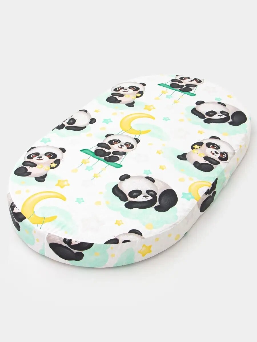 Простынь на резинке овальный матрас