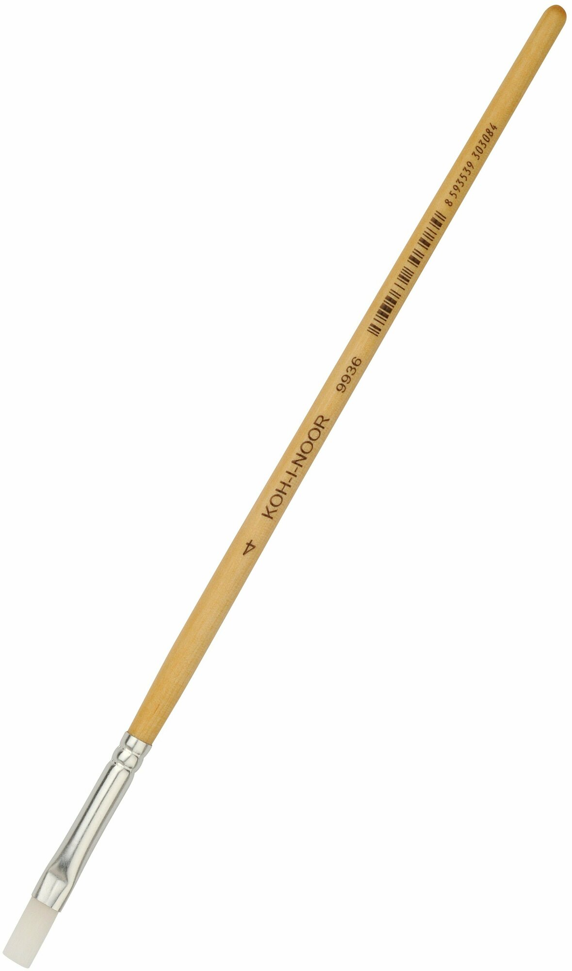 Кисть №4, синтетика, плоская