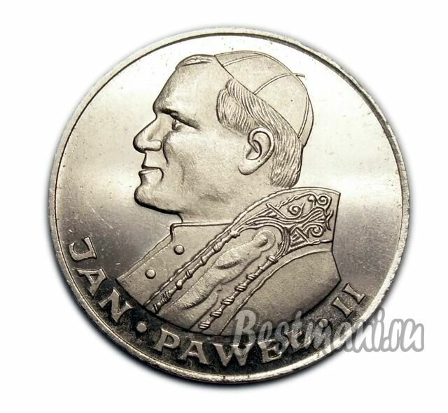 100 злотых 1986 года Ян Павел 2 серебряная монета Польши сувенирная копия монеты, нумизматика, деньги для коллекции