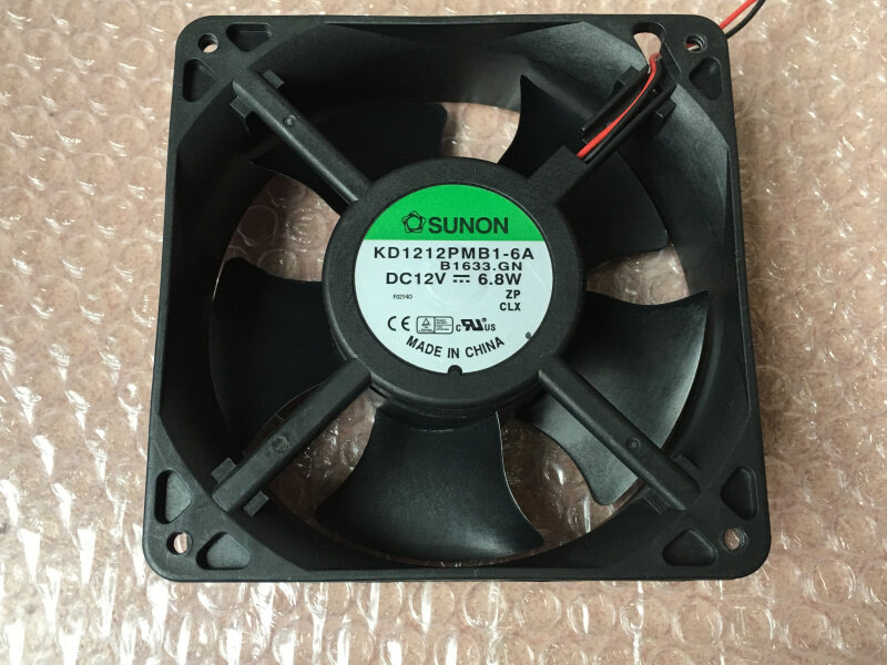Оригинал SUNON KD1212PMB1-6A 12V 6.8W 12038 12CM 120 * 120 * 38mm Chassis Вентилятор охлаждения