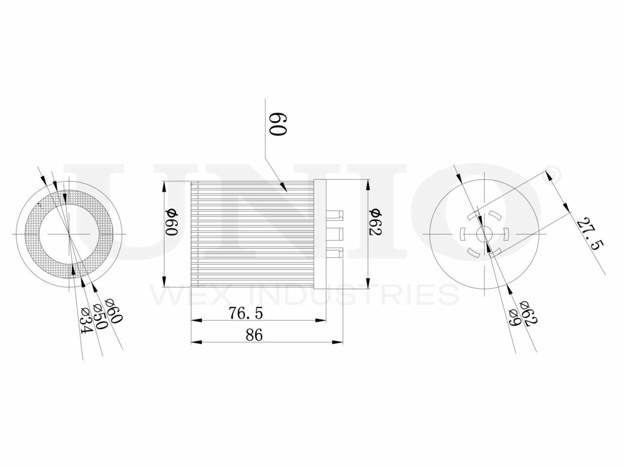 Фильтр масляный eco, для Опель Астра G, H 97-, Корса B-D