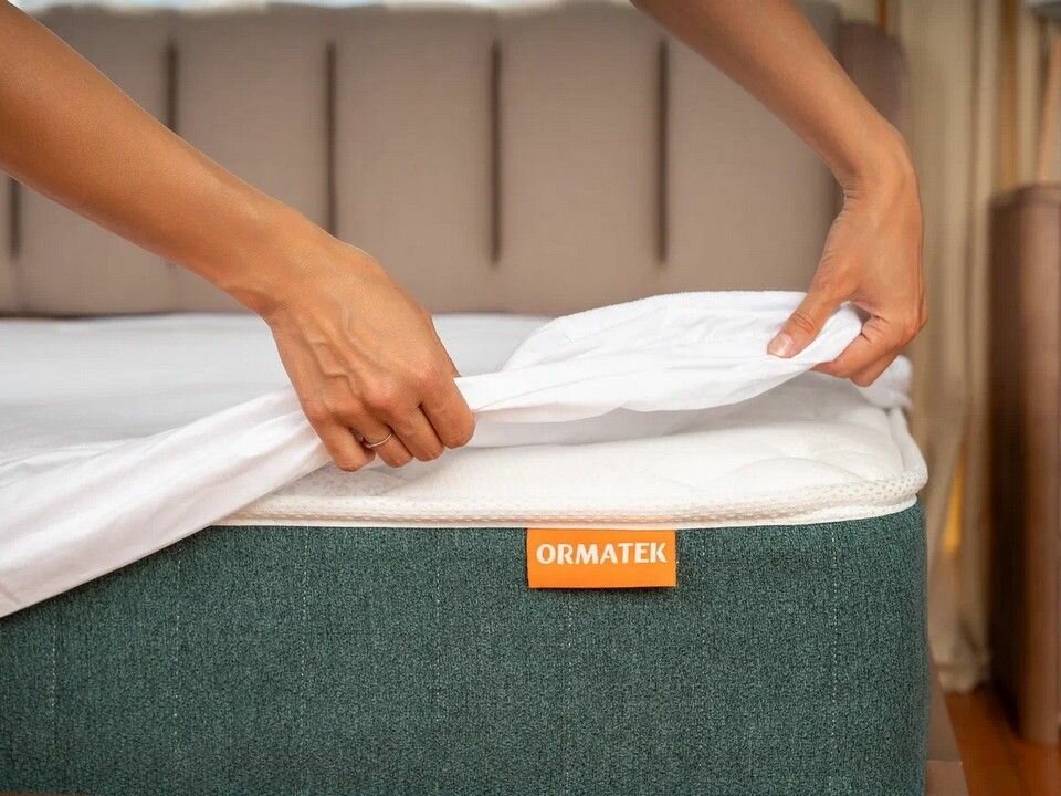 Орматек Наматрасник непромокаемый Base 160х200 см, водонепроницаемый защитный чехол на резинке на матрас