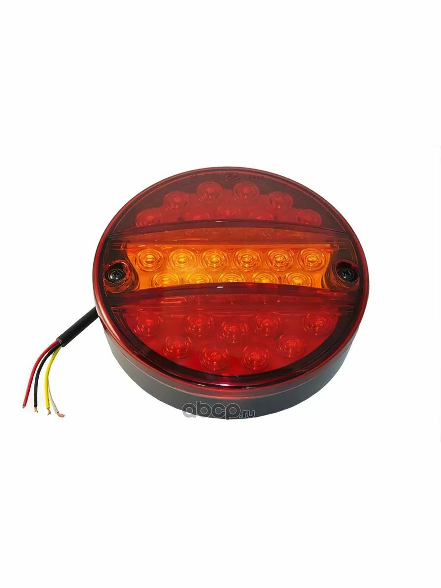 Фонарь задний красный с желтой полосой LED 24V.