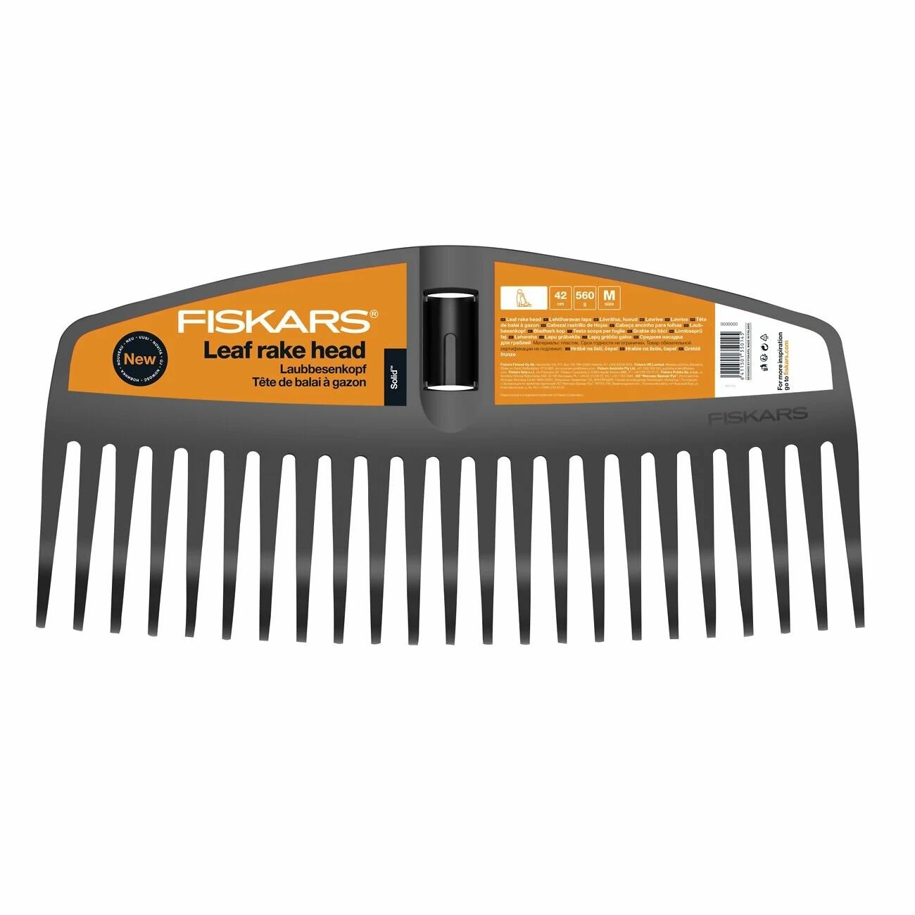 Грабли для листьев M без черенка Solid FISKARS (1063089)