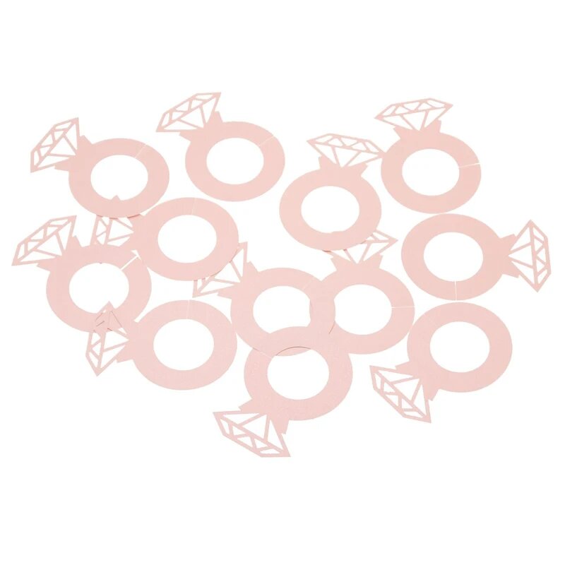 Картонные подставки под бокалы CMGBOBP, набор из 12 штук Розовый, pink