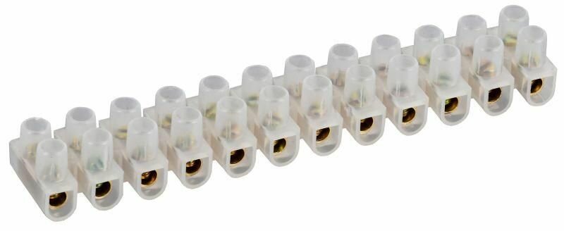 Колодка клеммная ЗВИ-15 4-10кв. мм 12пар GENERICA UZV10-015-010-K01-10-G