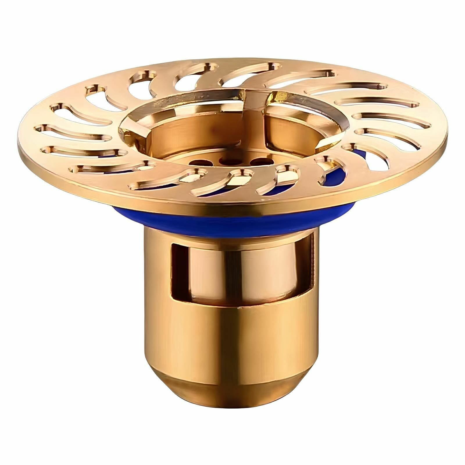 Гидрозатвор универсальный медный золото