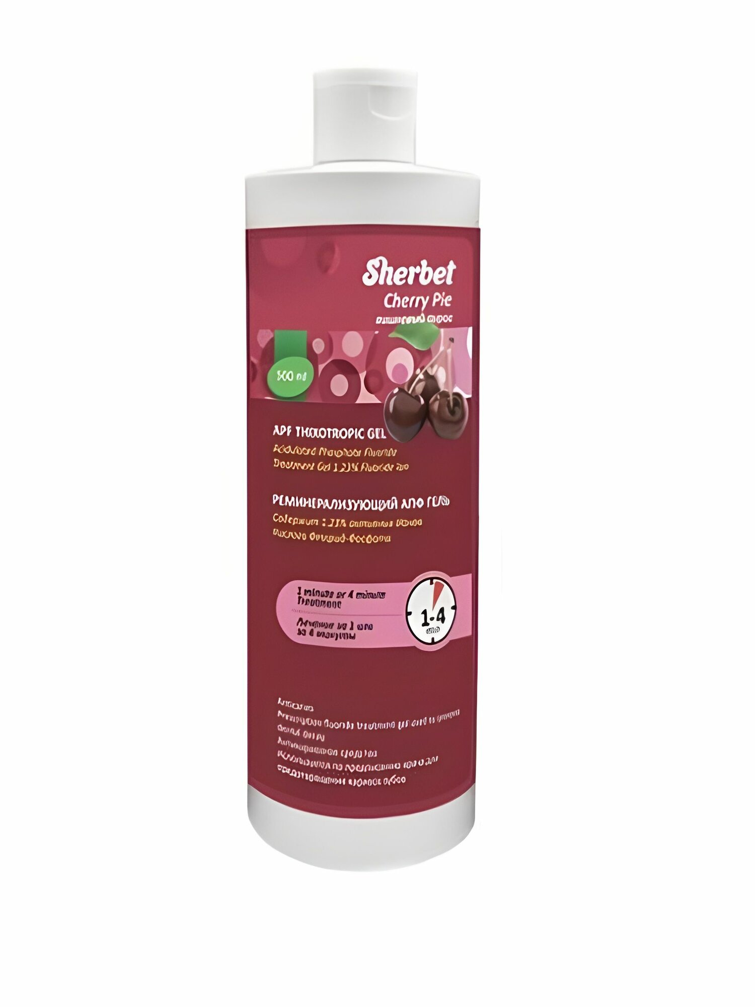 Гель реминерализующий АПФ Sherbet APF Thixotropic Gel, вкус Вишневый пирог (Cherry Pie), объем 500 мл.