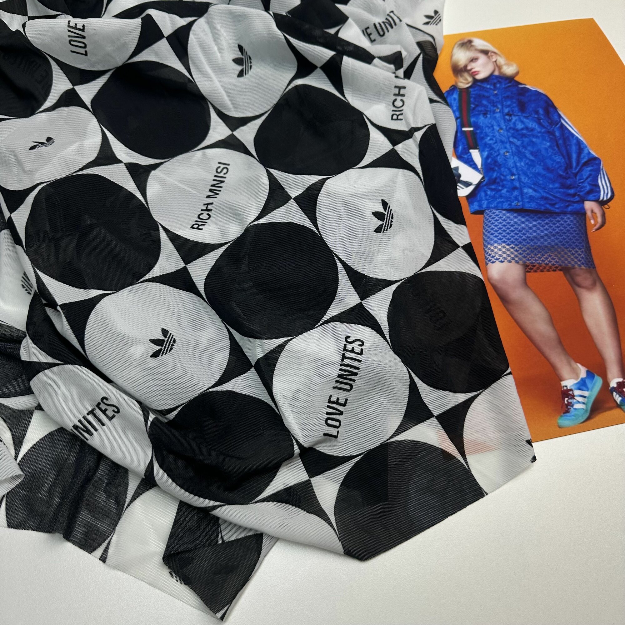 Спортивная эластичная сетка, ткань для шитья, цена за отрез длина 100см