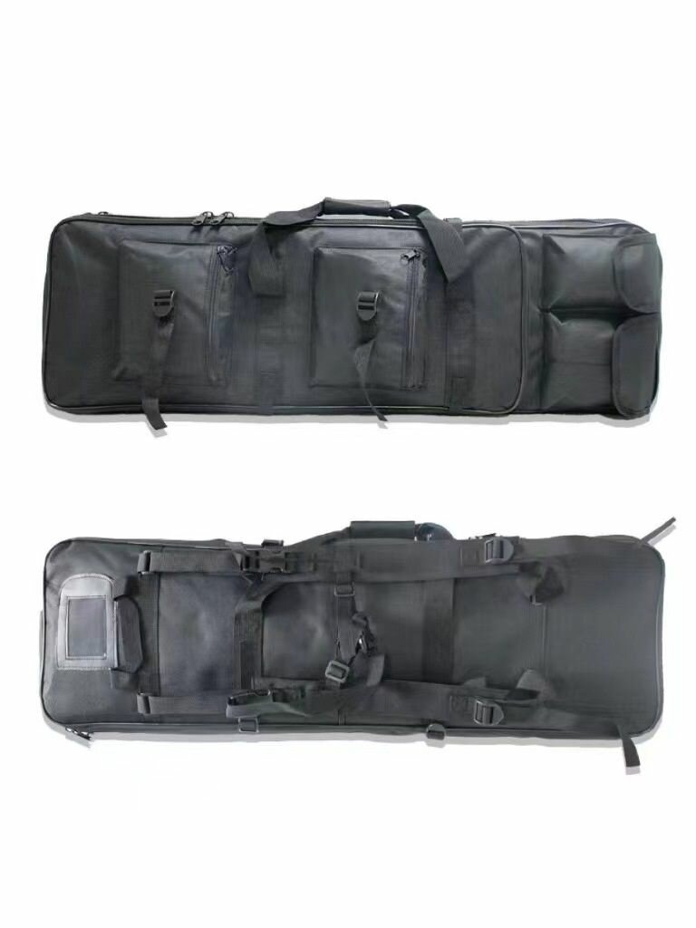 Тактический чехол-сумка для винтовки 95 см, прочная переноска для оружия, спиннингов и снаряжения, черный