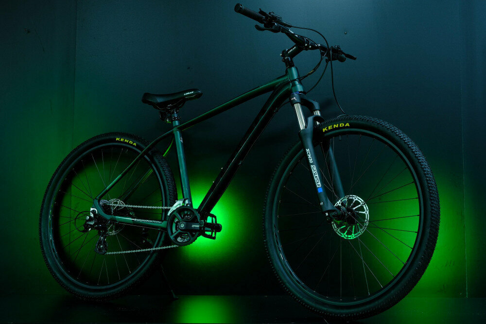 Велосипед Lorak Sel 9400 Pro SE Матовый Зелёный, рама 21 дюймов под рост 175-190 см, 16 скоростей