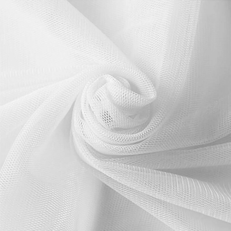 Мягкая сетчатая ткань Xintianji 160x100/200/500 см полиэстер Белый, 160x500cm, 1
