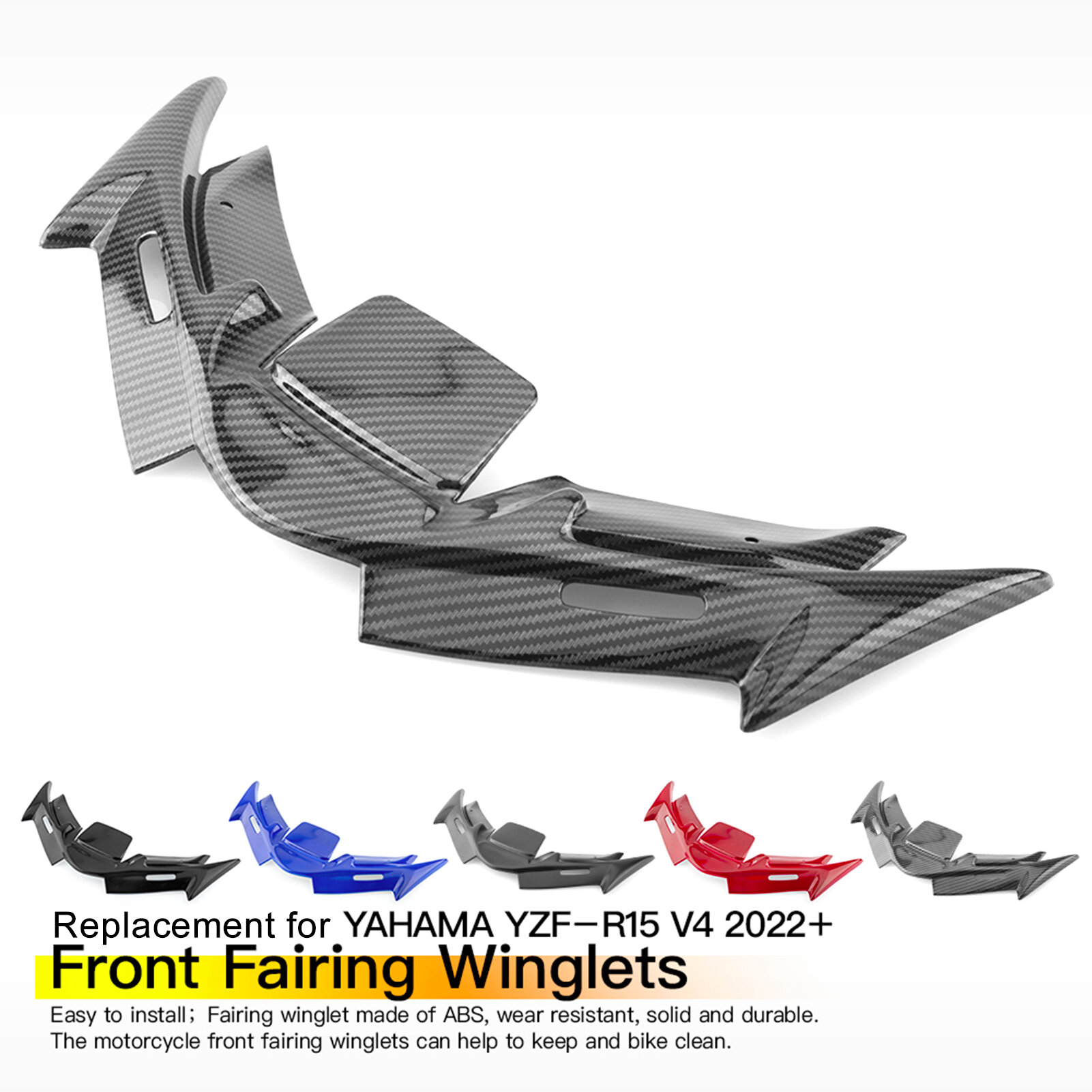 Передние крылья обтекателя для Yamaha YZF R15 V4.0 (2022+)