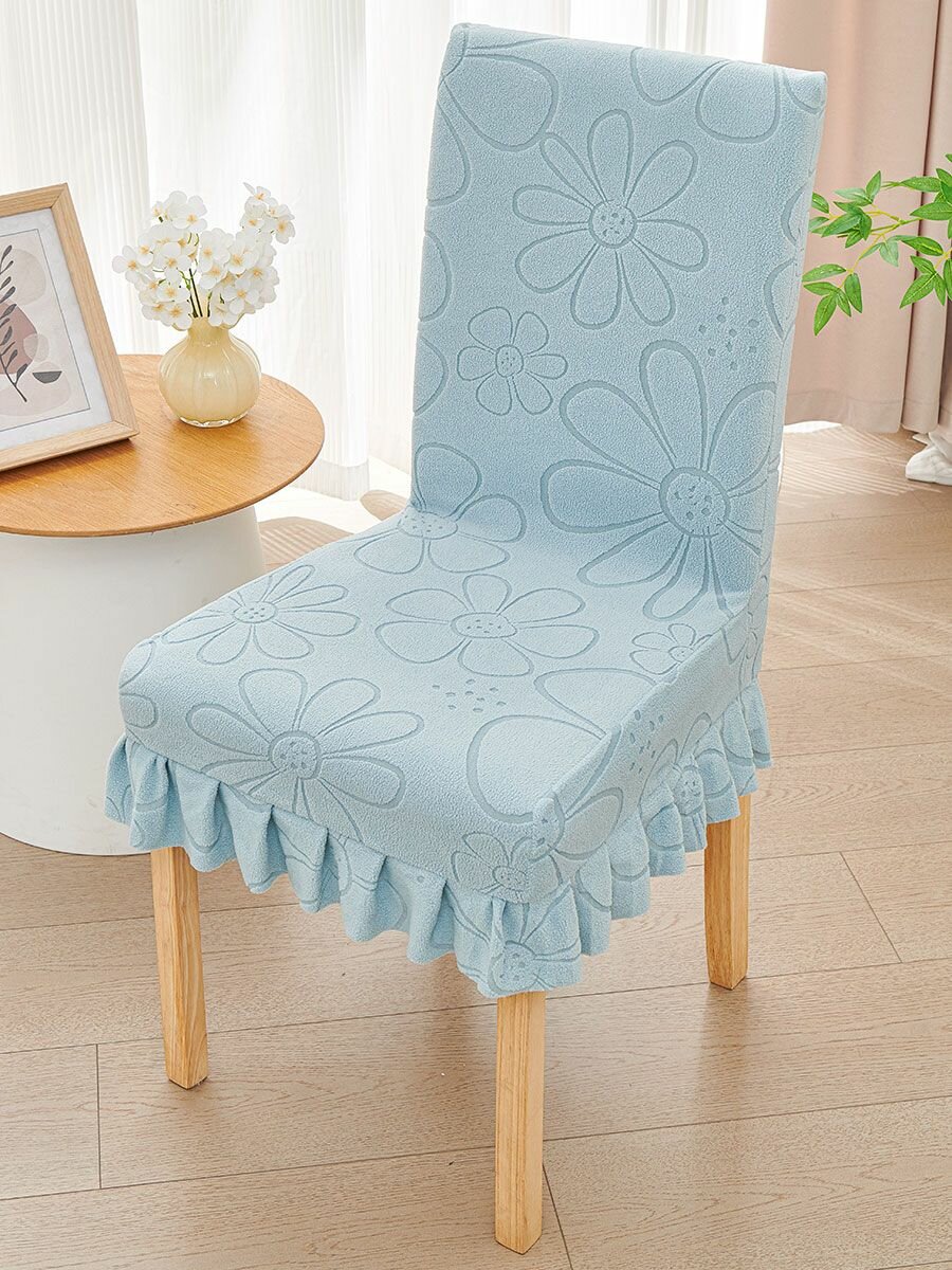 Чехлы на стулья со спинкой,55,48,1, голубой