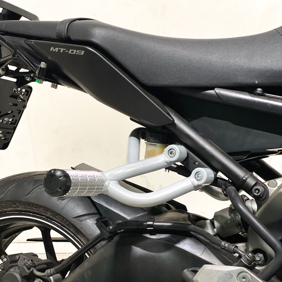 Сабкейдж YAMAHA MT-09, FZ-09 2013-2020, XSR900 2016-2021 CRAZY IRON, чёрный матовый цвет